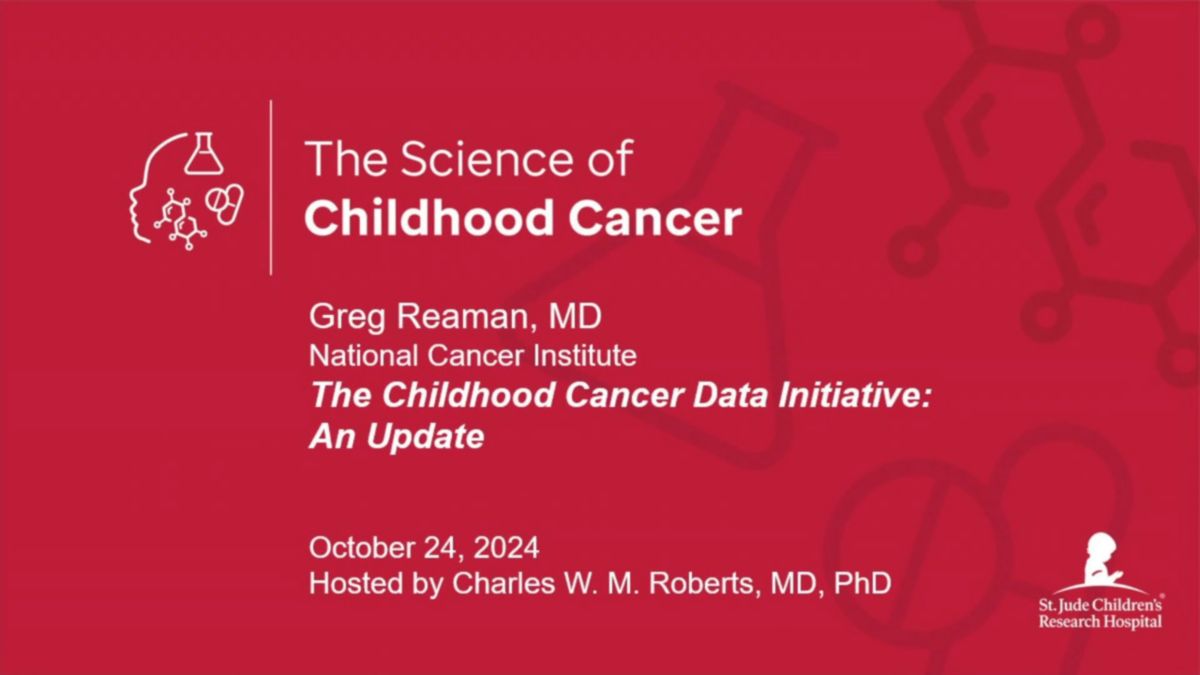 The Childhood Cancer Data Initiative: An update | St. Jude Research