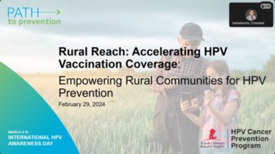 Preventing HPV Cancers with Rural Communities | St. Jude Research